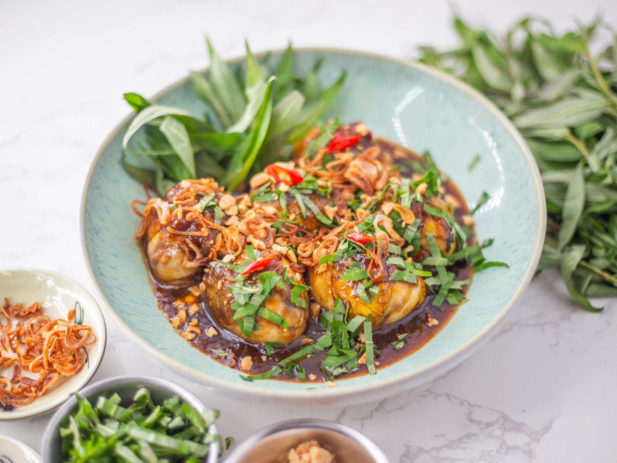 Hột vịt lộn xào me • Vietnamese fertilized duck eggs in tamarind sauce ...